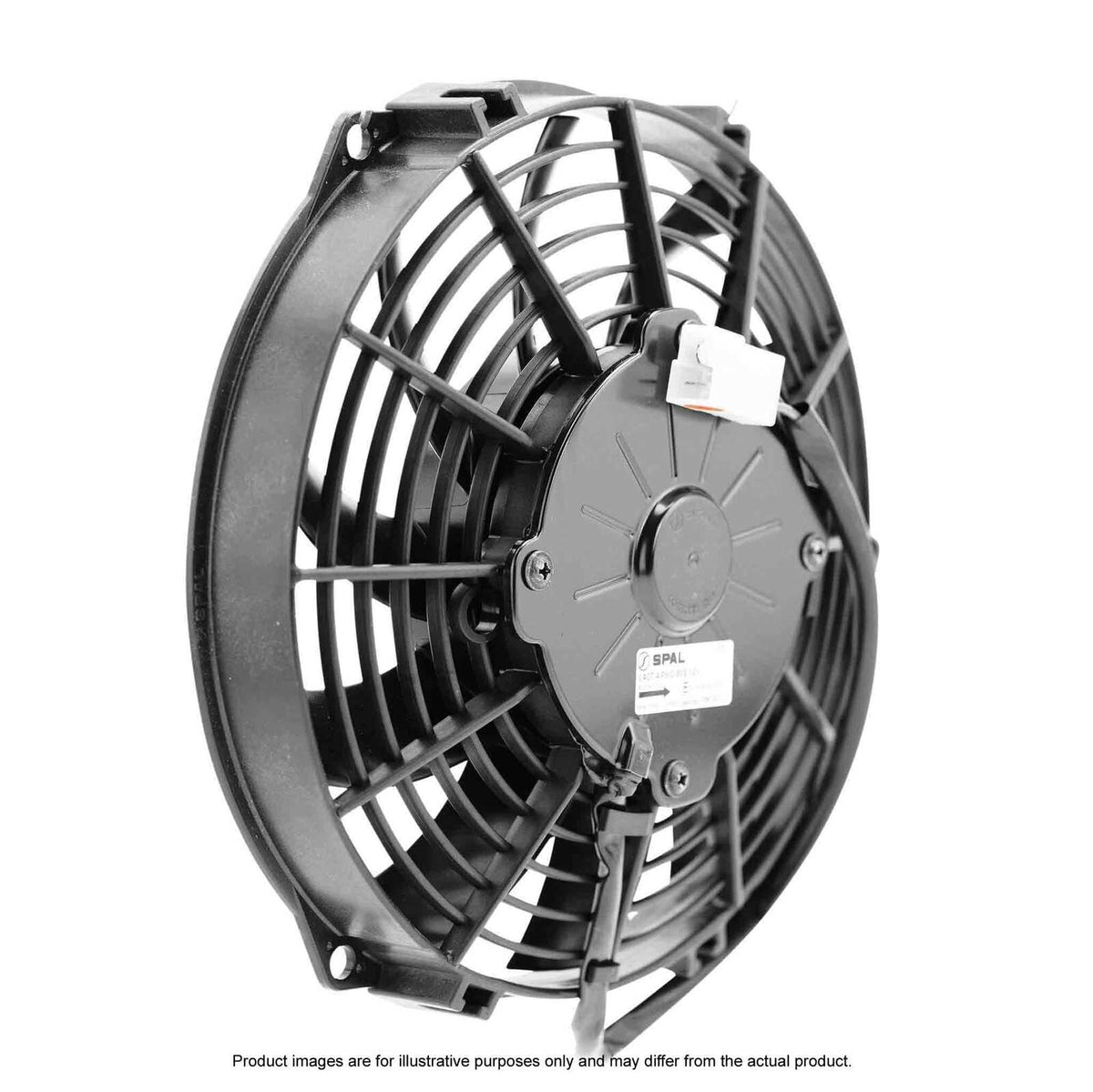 SPAL Universal Fan 09" Fan Skew Blade Pull 12V (602CFM) (52mm Deep ...