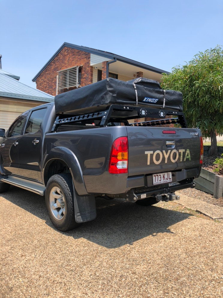 Toyota Hilux (2005-2015) OzRoo Tub Rack - Half Height & Full Height ...